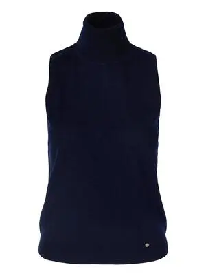 TIRILLM Alicia Sleeveless Merino Wool Top - Blue