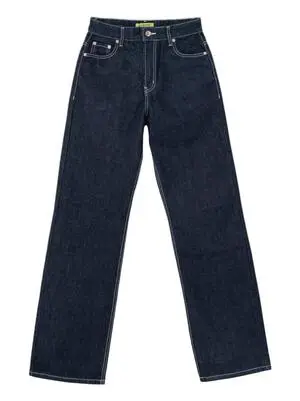 DIN & DEEN Loose Fit Indigo Jeans - Blue