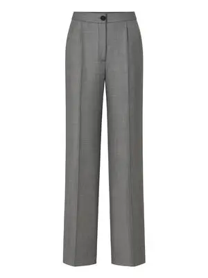THE MOLC Aria Wide Leg Trousers - Grey