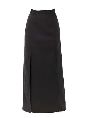MAISON BOGOMIL Slit Maxi Skirt - Black