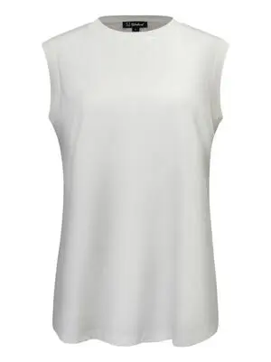 SMART AND JOY Sleeveless Cotton Blend Tank Top