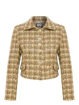 ILVI Tweed Jacket - Brown
