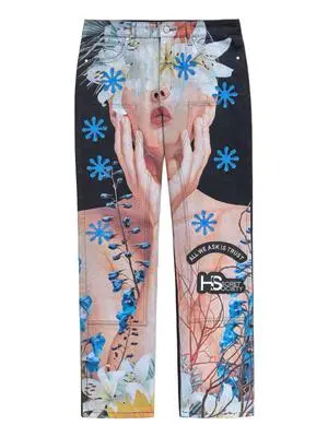 HUMAN SECRET SOCIETY Human Art Denim Jeans - Black