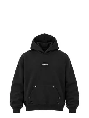 MYSIMPLICATED Cotton Hoodie With Hidden Logo - Black