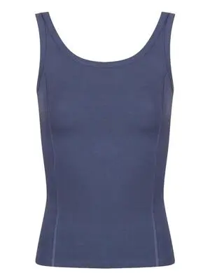 THE KOOZY Jasmin Square Neck Vest - Blue