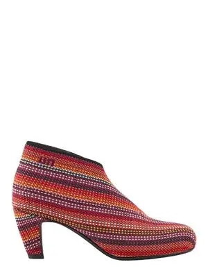 United Nude Fold Mid Ankle Boots - Red