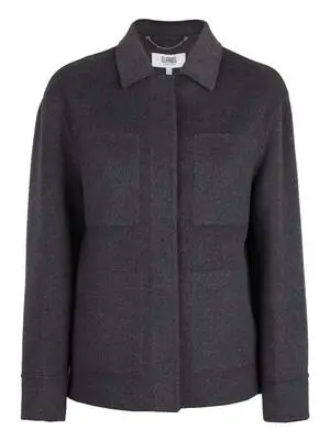 GUARDS LONDON Joanna Wool Cashmere Jacket - Grey