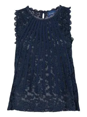 TANTRA SPAIN SL Sleeveless Lace Top - Blue