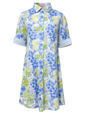 JUST DARVINY Charlotte Dress Brazil - Blue