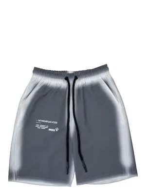 MYSIMPLICATED Bermuda Shorts With Graphic Print - Grey/white