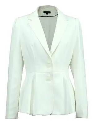 SMART AND JOY Fit And Flare Blazer - White
