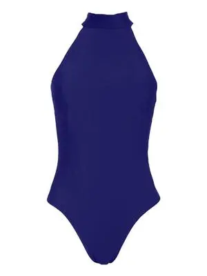 Rêve De Rive Juliette High-Neck One-Piece Blue