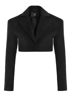 OW Nova Cropped Wool-Blend Blazer