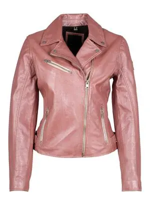 Mauritius Sofia Rf Leather Jacket Pink