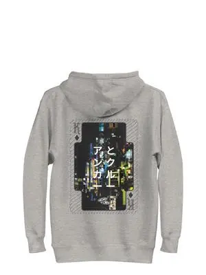 ANCHOR & CREW Gurafiku Cotton Blend Hoodie - Grey