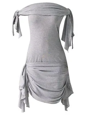 ENXHALINE Chloe Mini Dress - Grey