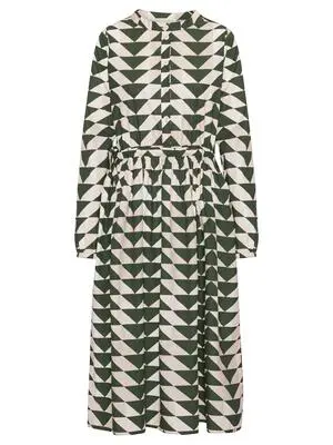 GROBUND Agnete Organic Cotton Dress - Green
