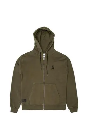 COMUNE Luka Zip-up Hoodie - Green