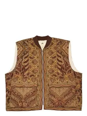 COLLECTED XX Taj Utility Vest - Gold/brown