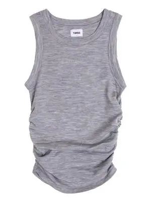 Vænn Shirred Muscle Tank - Grey