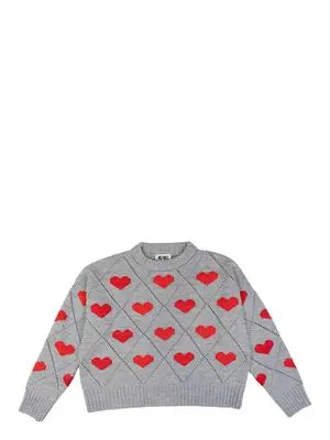 GIGI KNITWEAR Love Sweater - Grey