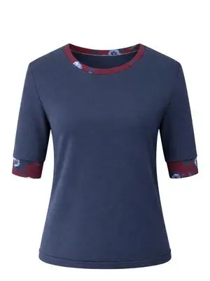 SOPHIE CAMERON DAVIES Cotton Jersey T-shirt - Blue