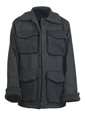 MAISON BOGOMIL Pinstripe Cargo Jacket