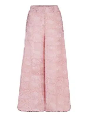 LIMINAL Skye Flared Pants Pink