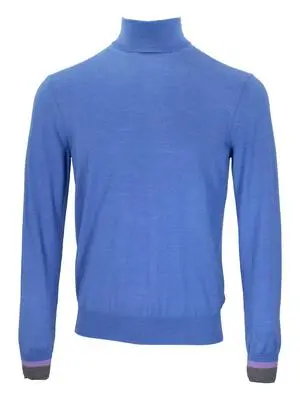 LORDS OF HARLECH Ronald Nebulas Turtleneck - Blue