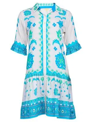 ISLAPAYAL Lisbon Mini Shirt Dress - White