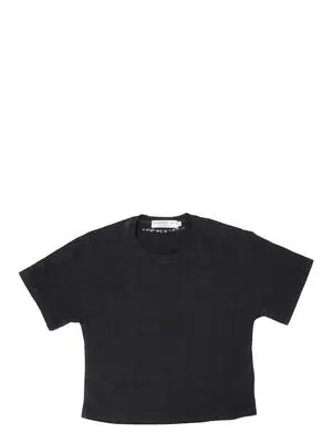 BRADFORD ROW Sirena Distressed Crop Tee