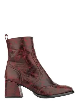 EMBASSY LONDON USA Chloe Ankle Boots - Red