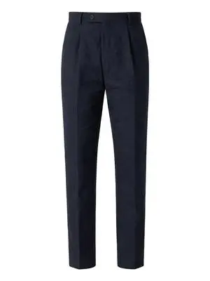 KOY CLOTHING Linen Suit Trousers - Blue