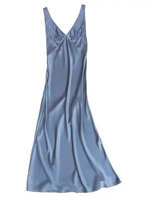 23RD AUGUST . Infatuated Silk Maxi Dress - Grey