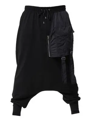METAMORPHOZA Baggy Trousers With Pocket Accents - Black