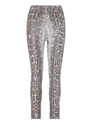 Commando Women's Grey Commando Sequin Animal Print Legging, Slg58 Grey