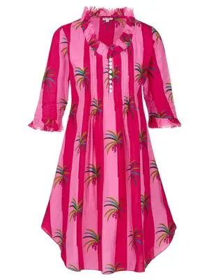 AT LAST... Annabel Cotton Tunic - Pink