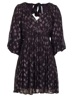 ROSE & NANCY Willow Mini Dress - Black