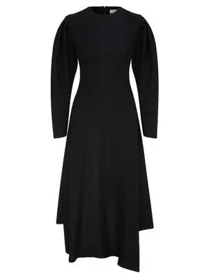 NAZLI CEREN Bitte Midi Dress - Black