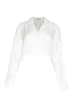 CIRCULAR PATH Crop Dolman Shirt