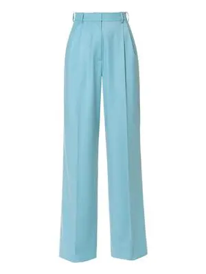 AGGI BY HALEWSKI Gwen Wide Leg Trousers - Blue