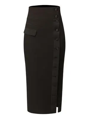 TIA DORRAINE Pencil Midi Skirt