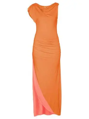 CARLTON JONES Estelle Long Knit Dress - Orange