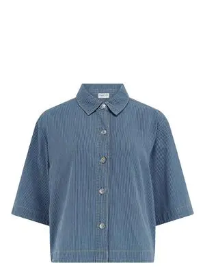 SUGARHILL BRIGHTON Striped Denim Amity Jacket
