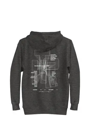ANCHOR & CREW Cotton Blend Embroidered Hoodie - Black