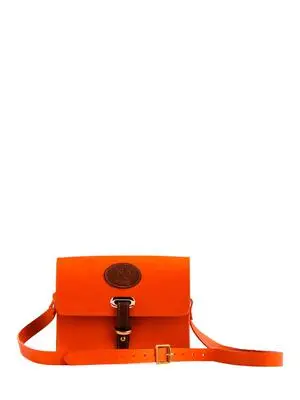 N'DAMUS LONDON Mini Soho Leather Crossbody Bag - Orange