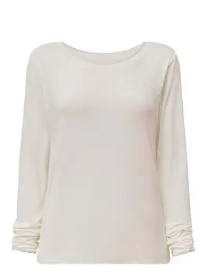 JAMES LAKELAND Long Sleeve Top - White