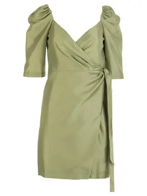 ROSES ARE RED Mia Wrap Dress - Green