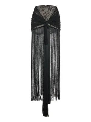 MAISON SEL Mini Tènebrè Skirt - Black