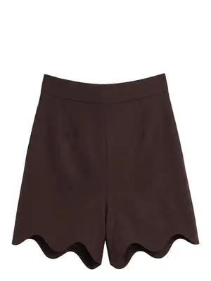 ASHITA FERNANDES Linen Tailored Shorts - Black